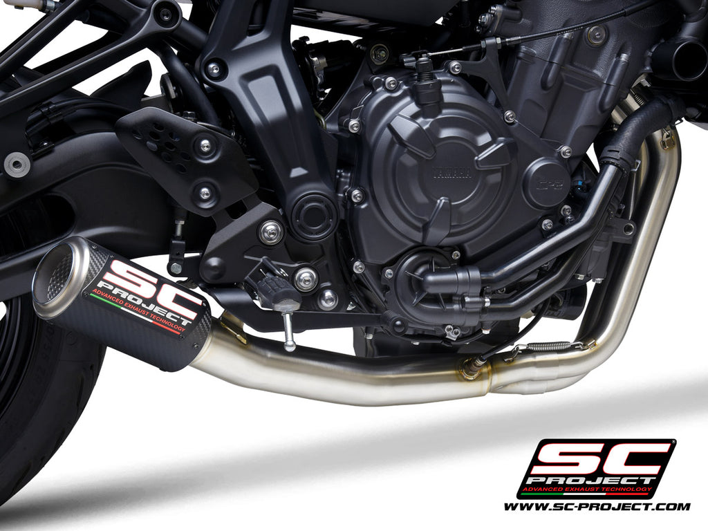 Escape Full System Sc Project CR-T para Yamaha MT-07 2024 – motocrazeshop